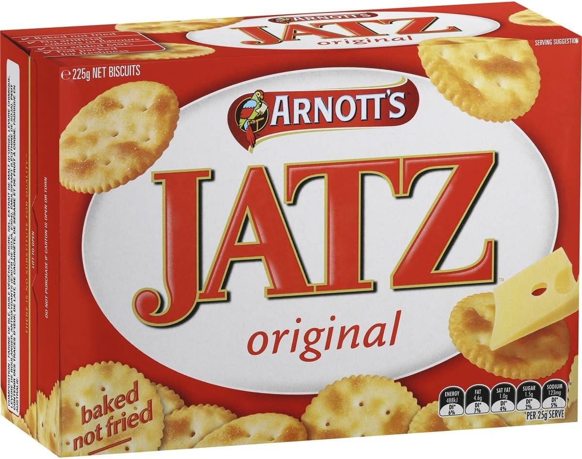Arnotts Jatz Biscuit 225g : Amazon.co.uk: Grocery