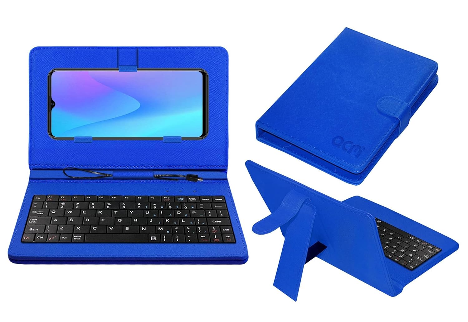 ACM Keyboard Case Compatible with Ikall Z20 Mobile Flip Cover Stand ...