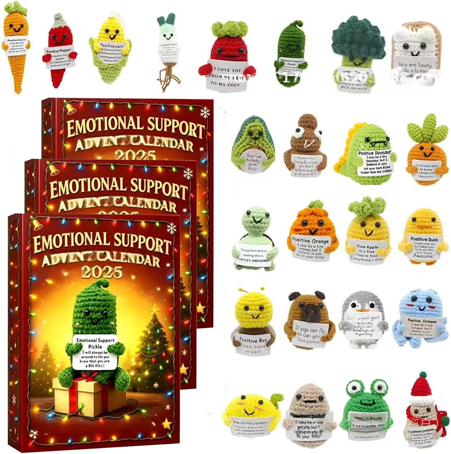 Amazon.com: Emotional Support Advent Calendar 2025, Nightmare Before Christmas Puzzle Gnome ...