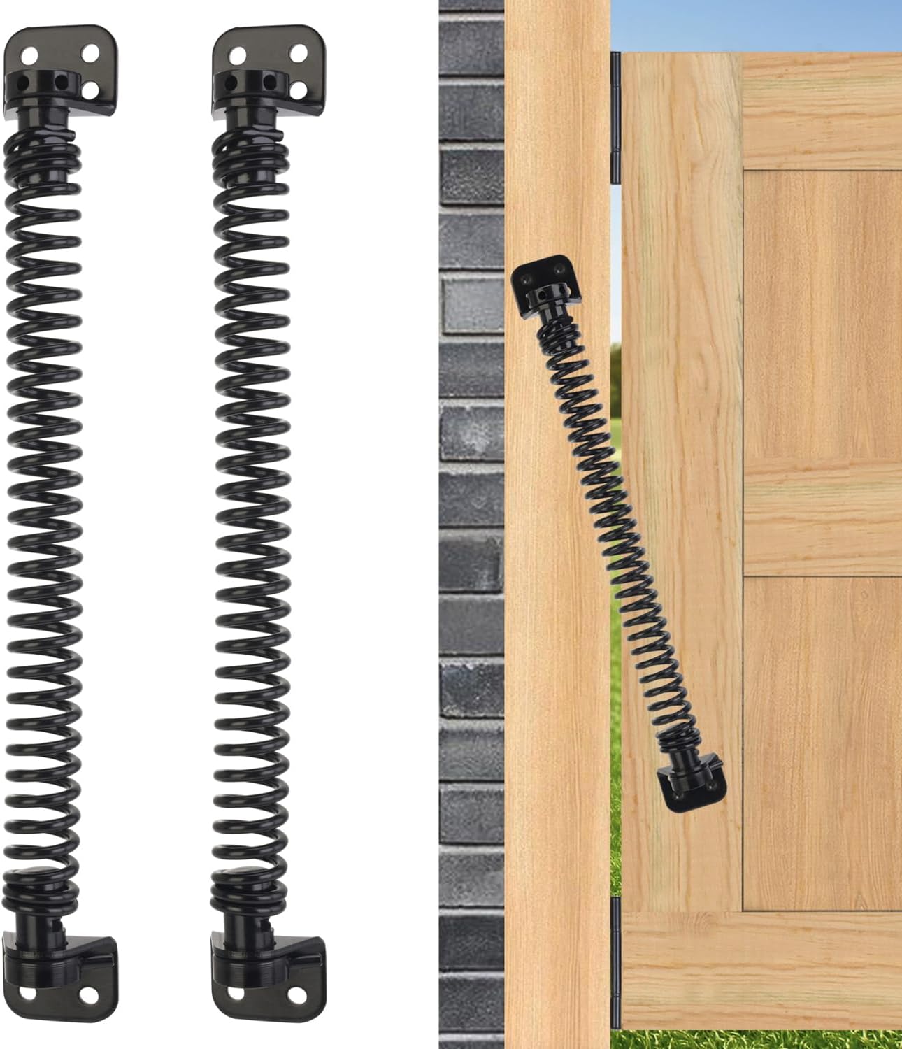 11-1/2" Gate Spring Self Closing Heavy Duty Door Springs to Close Door ...