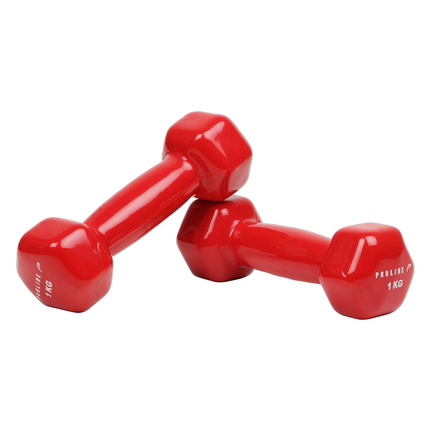 Buy Proline Fitness 1kgs Dumbbells for Exercise Fitness and Aerobics ...