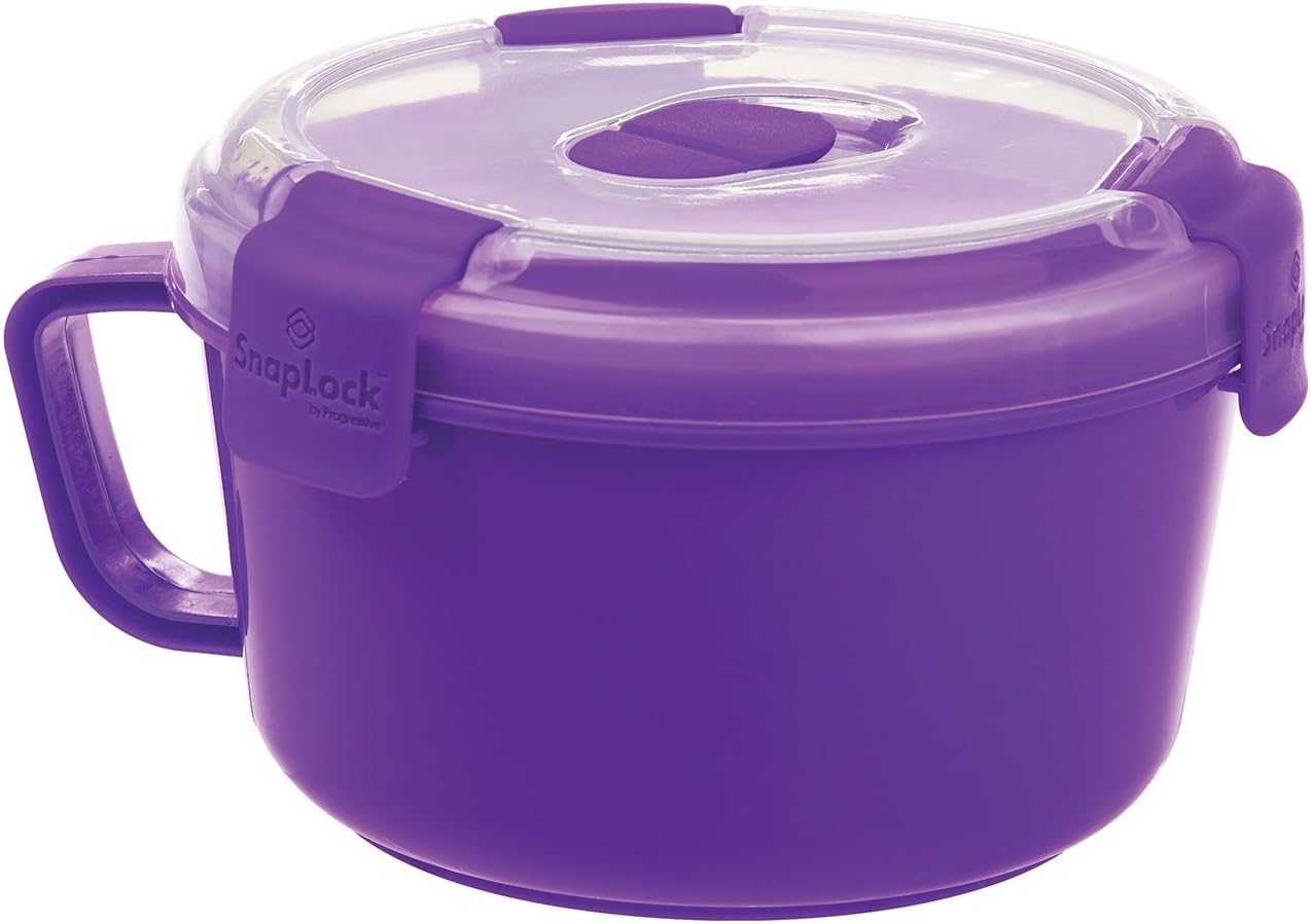 Amazon.com: SnapLock by Progressive Snack To-Go Container - Gray, Easy ...