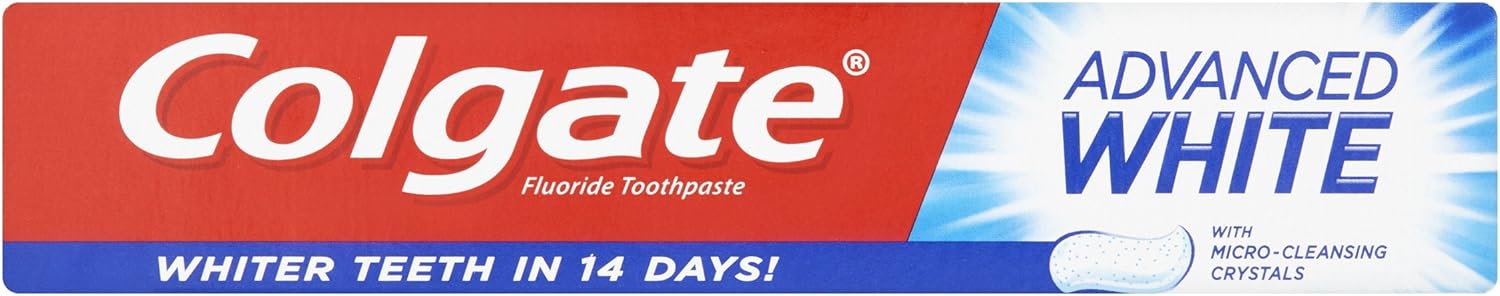 Colgate Advanced White Fluoride Toothpaste, 75ml : Amazon.co.uk: Health ...