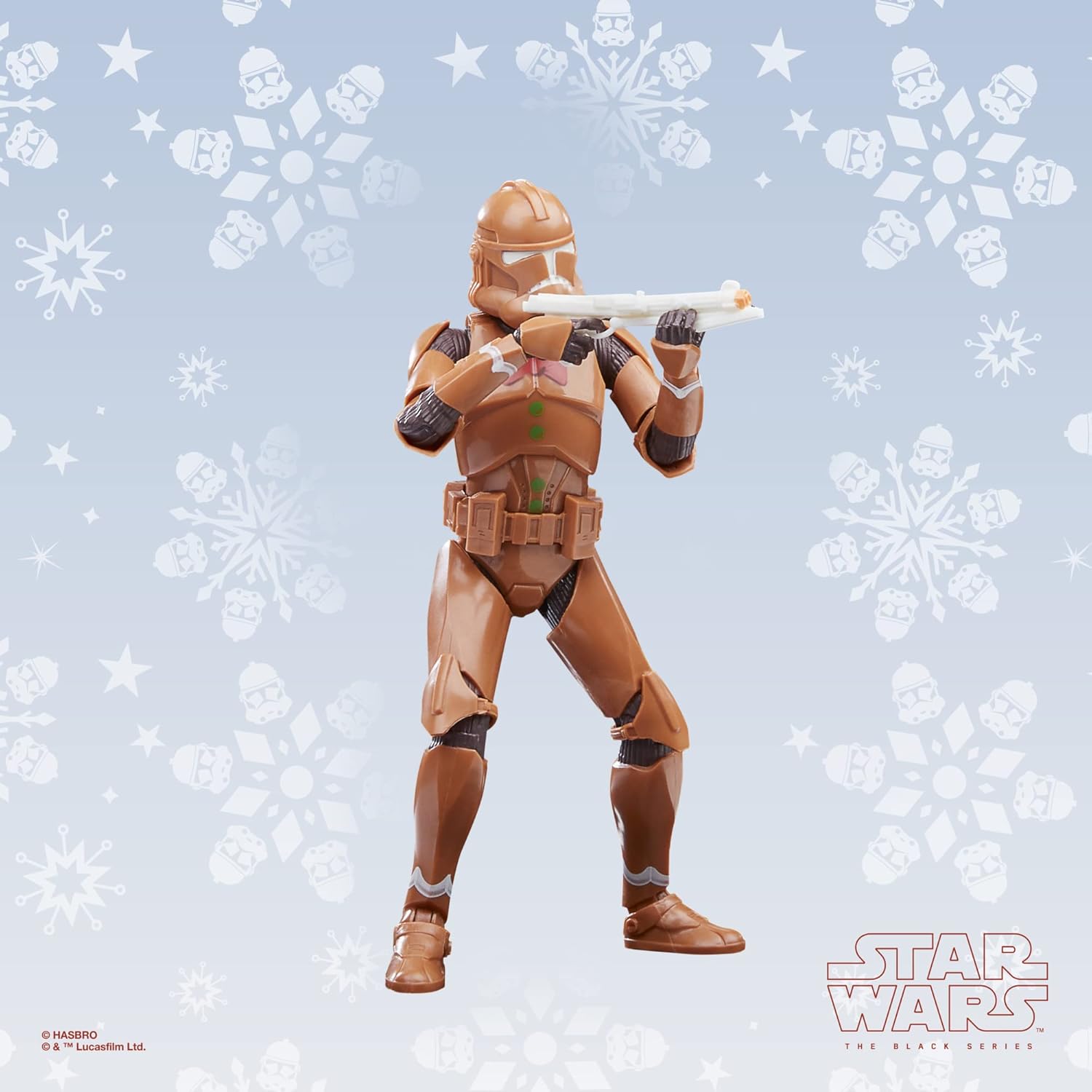 Star Wars The Black Series Phase II Clone Trooper edición festiva F5610 ...
