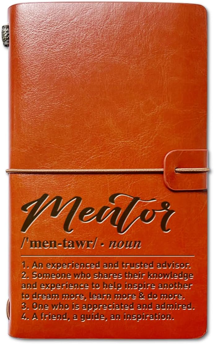 Amazon.com : Leather Journal Gifts for Mentor, Mentor Retirement ...
