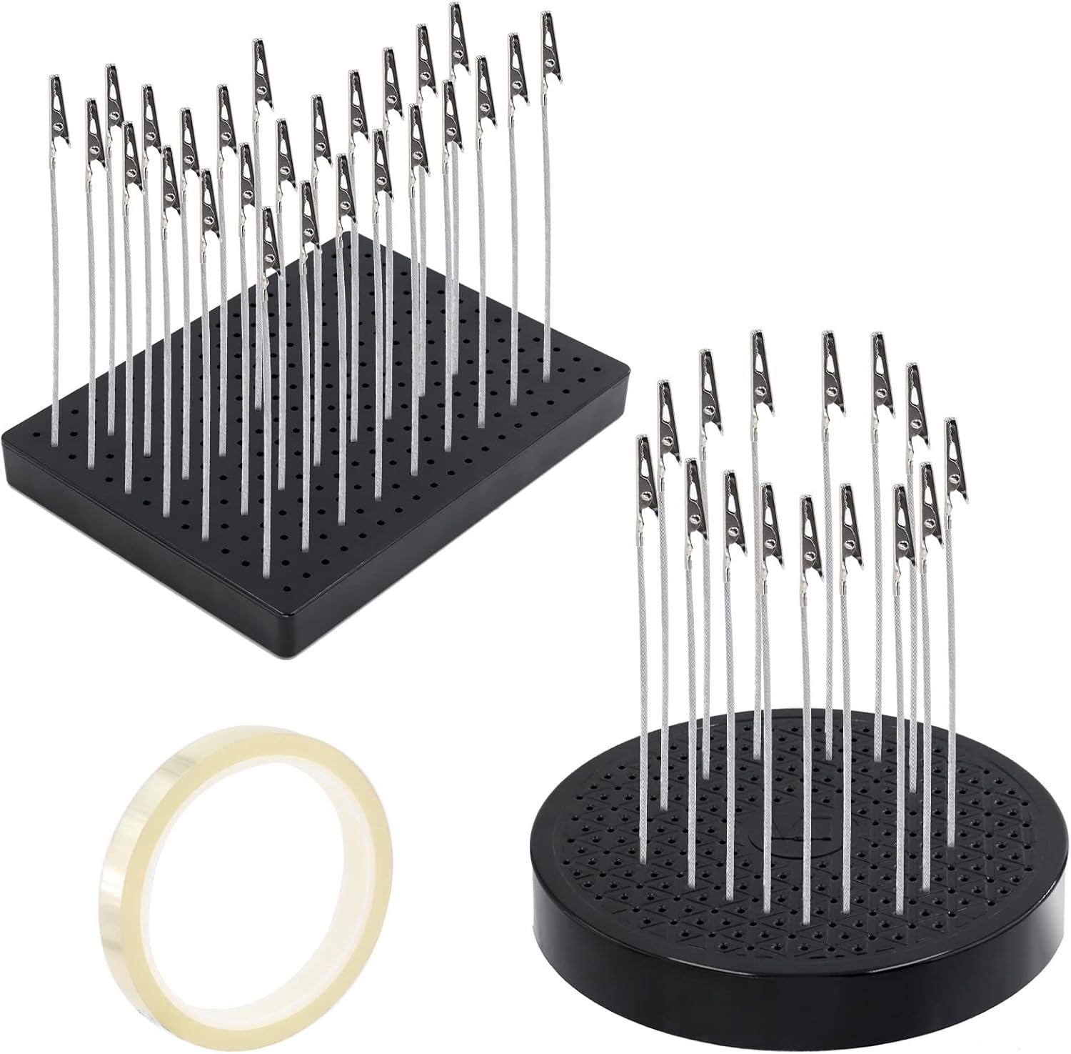 Amazon.com: Cimeton 15Pcs Painting Stand Base Holder and 360 Degree ...