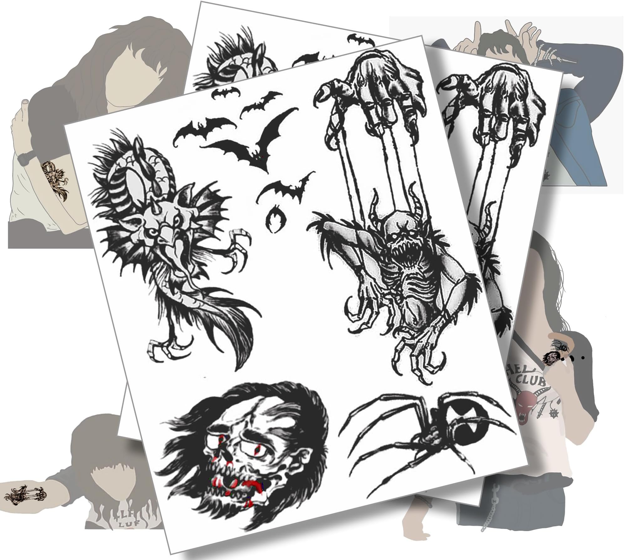 Amazon.com : 2 Daddy's Property Temporary Tattoos : Beauty & Personal Care