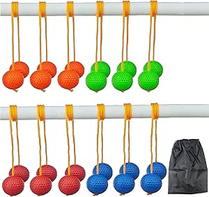 Amazon.com : Zelerdo 12 Pack Ladder Toss Balls Ladder Balls Replacement ...
