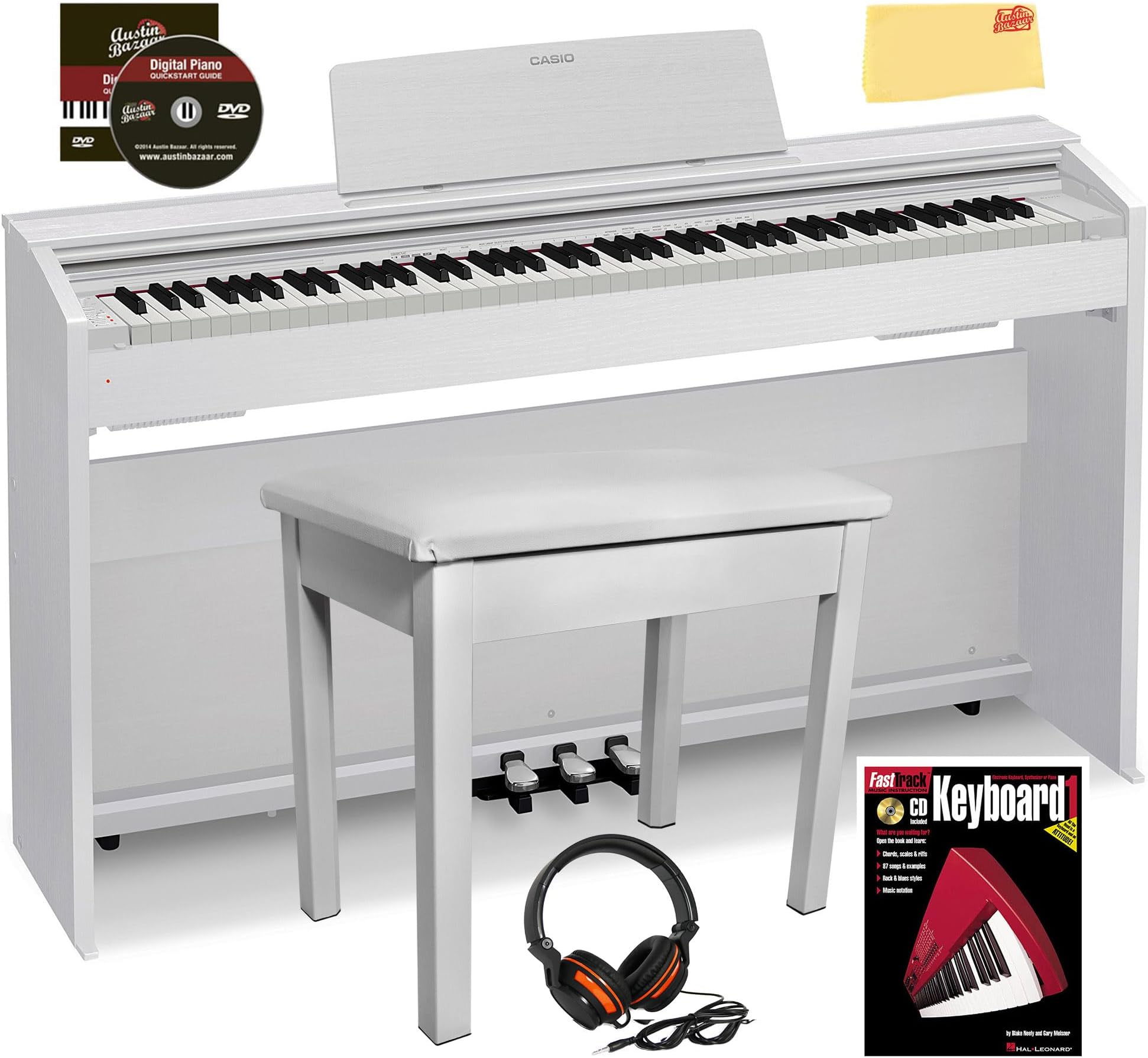 Amazon.com: Casio PX-860 Privia Digital Home Piano, White : Musical ...