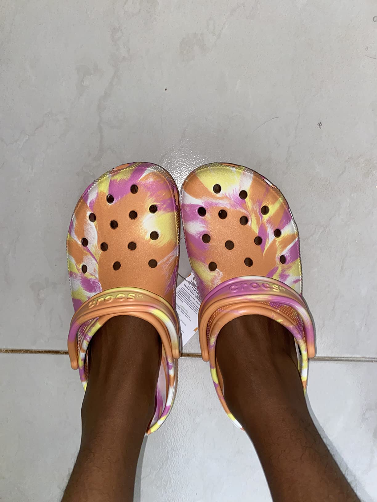 $9/mo - Finance Crocs Unisex-Adult Classic Marbled Tie-dye Clog | Buy ...