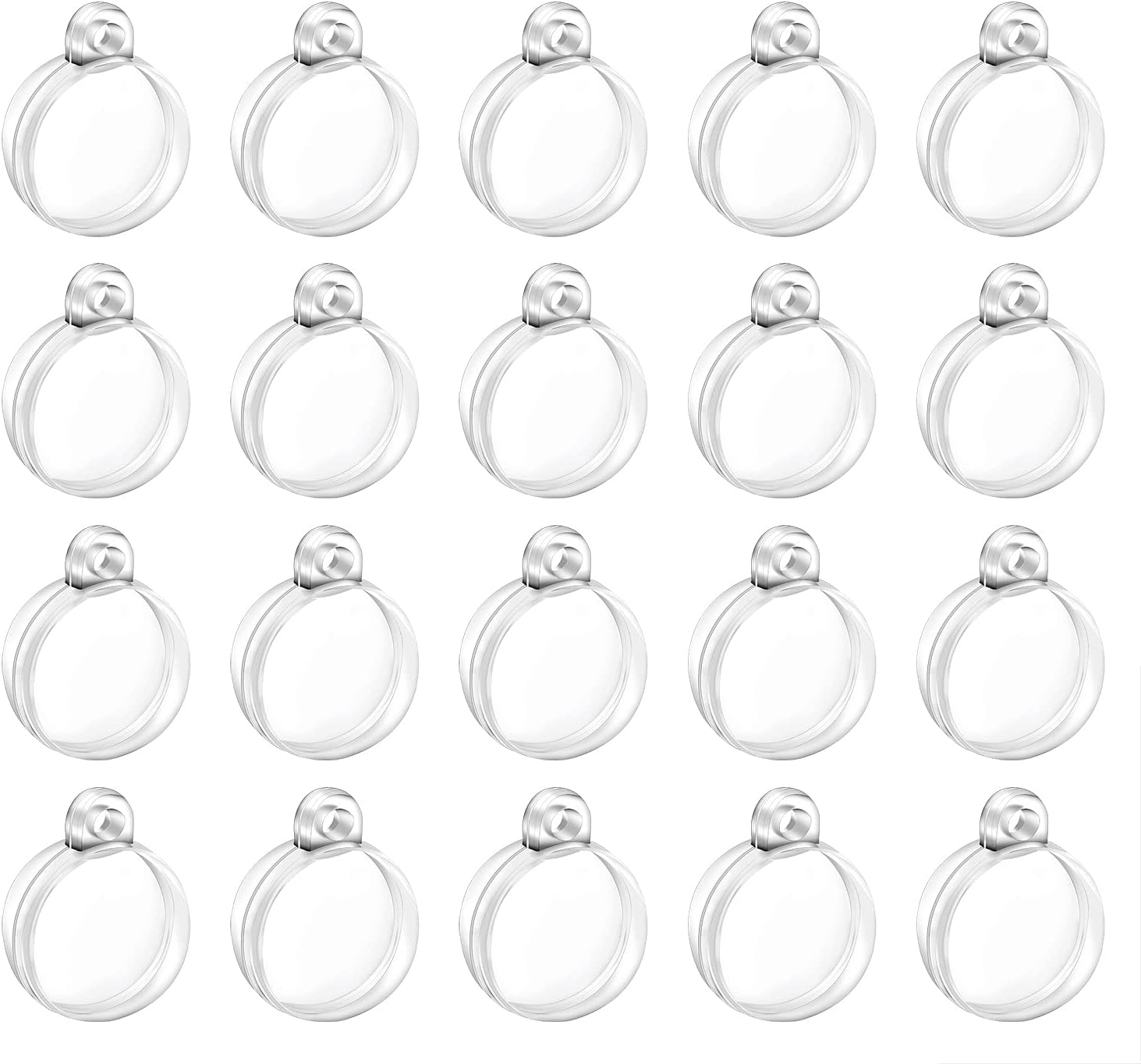 Amazon.com: Clear Fillable Ornaments Balls Penta Angel 20Pcs ...