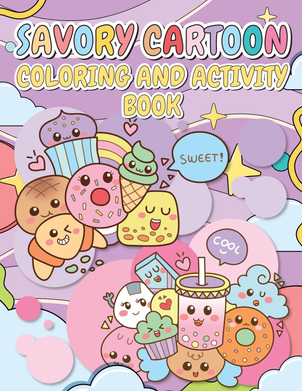Amazon.com: Savory Cartoon Coloring and Activity Book: Children's ...