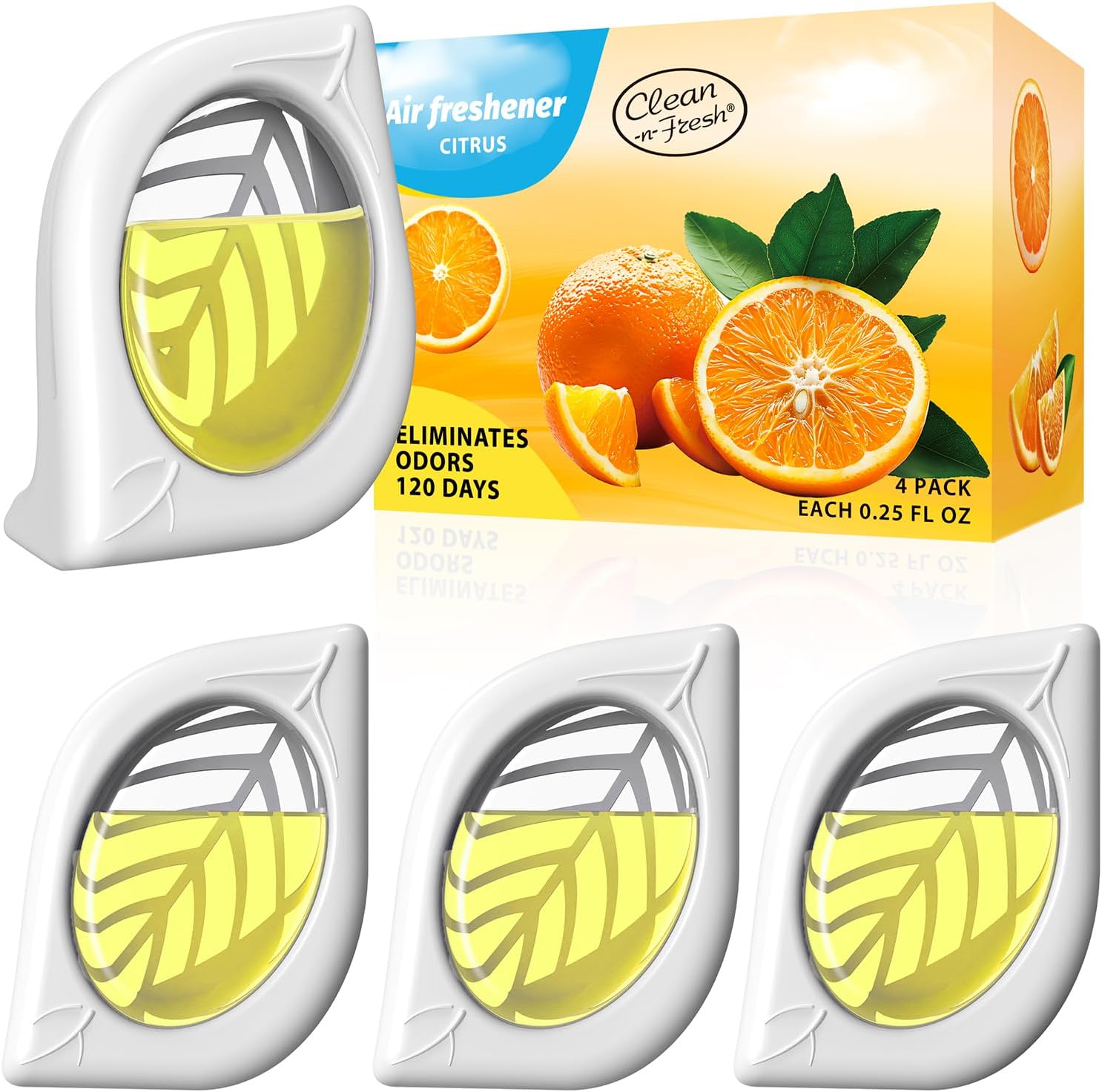 Amazon.com: Air Freshener for Home, 4 Pack, Citrus, Odor Eliminator for ...