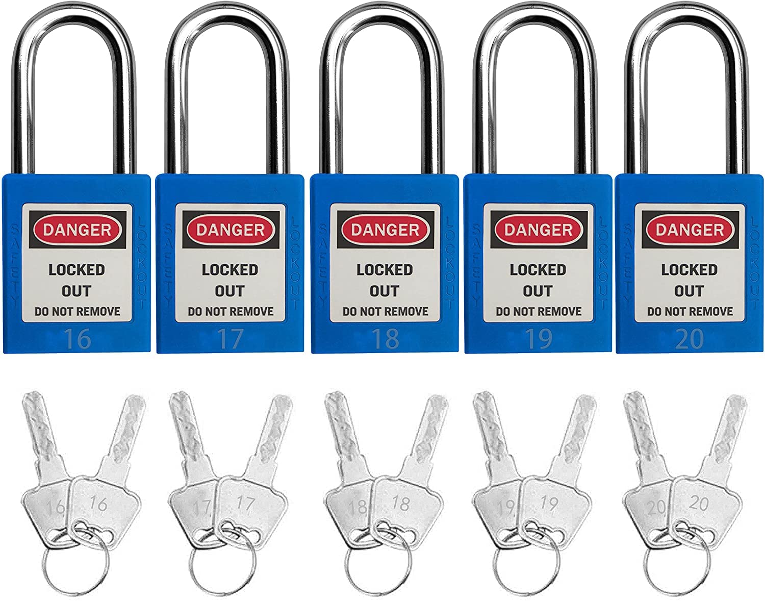 Snapklik.com : SAFBY Lockout Tagout Locks, Safety Padlock, Keyed ...