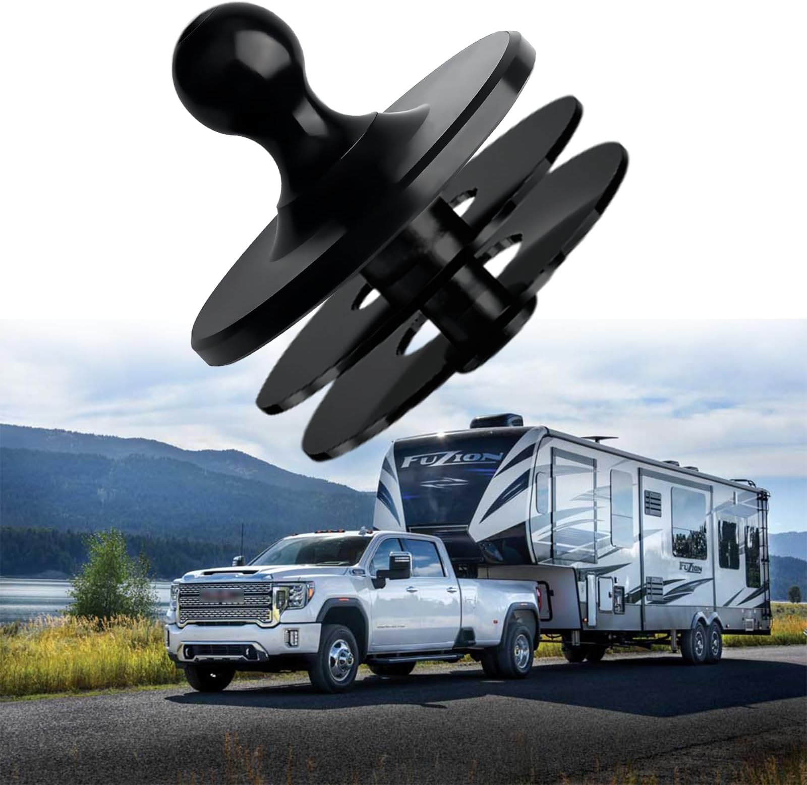 Amazon.com: Wallace Forge Kingpin to Gooseneck Ball Adapter - Made in U ...