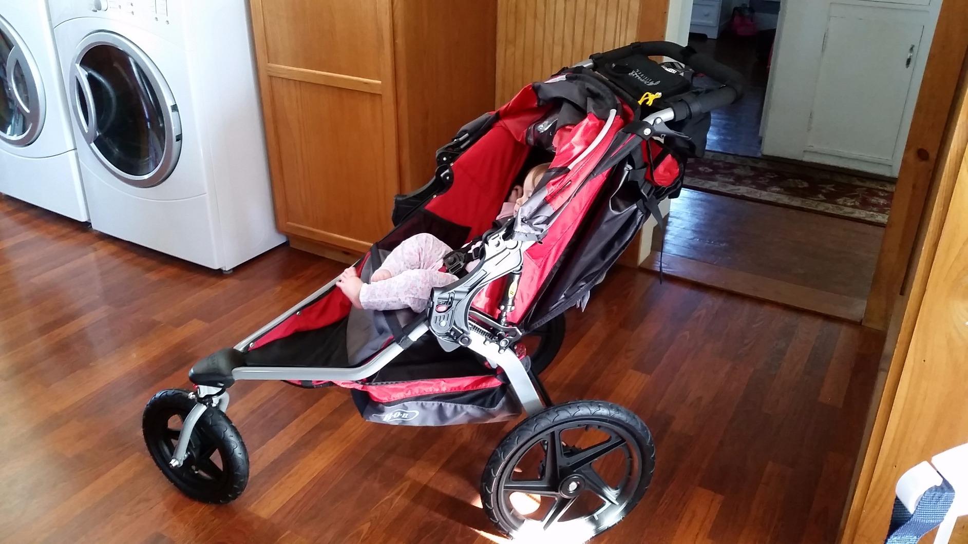 Amazon.com : BOB Stroller Strides Single Fitness Stroller, Red ...