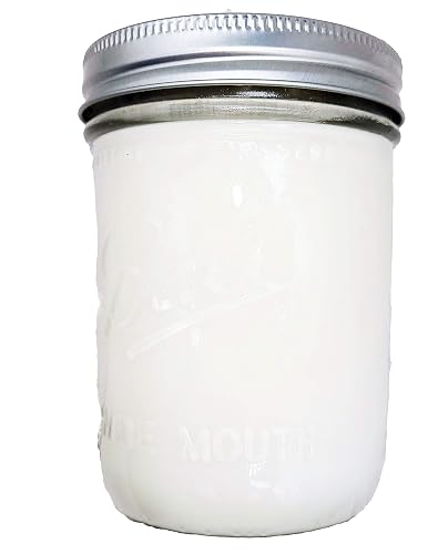 Amazon.com: Peppermint scented soy candle, Large mason jar candles ...