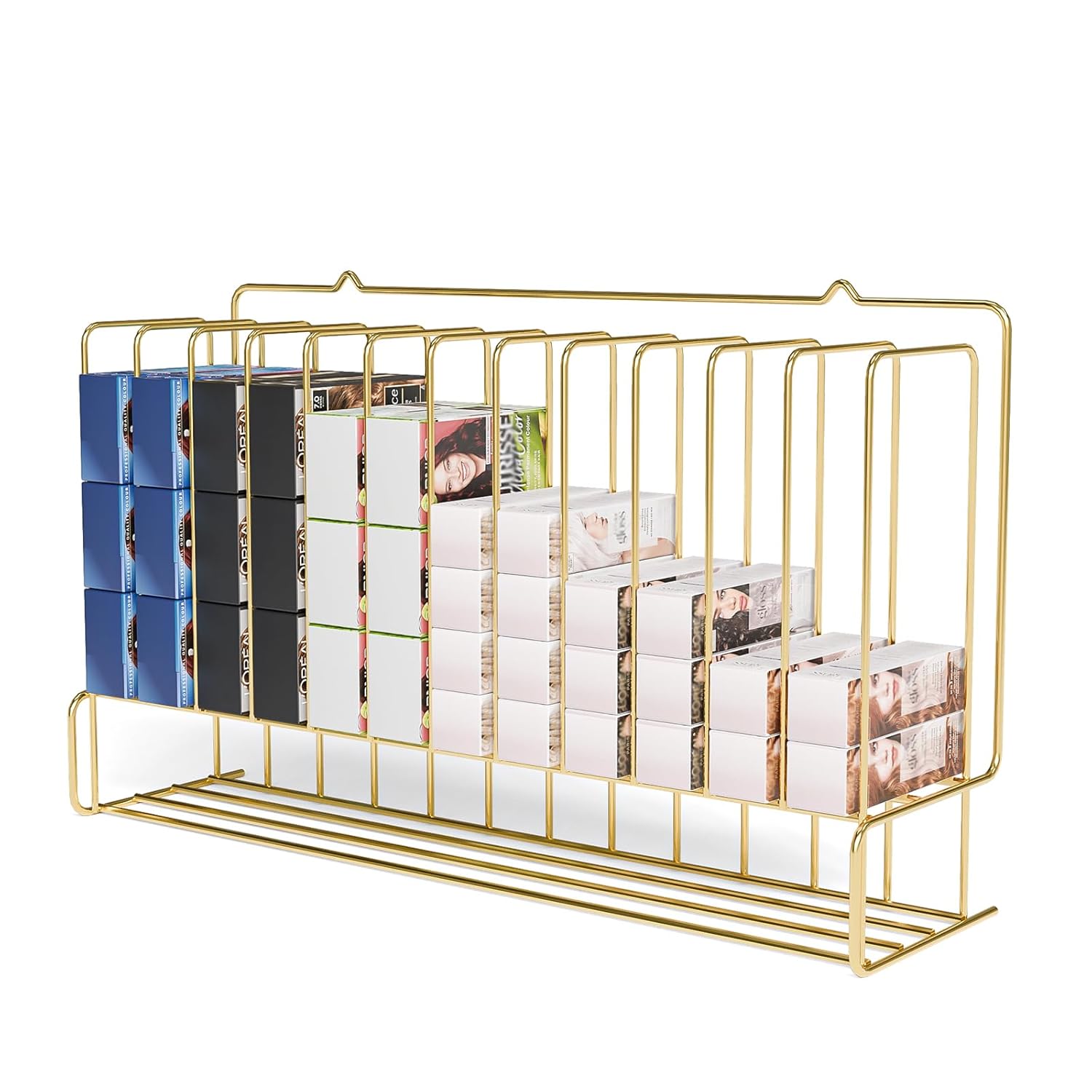 Amazon.com: OmySalon Professional Hair Color Organizer Rack, Metal ...