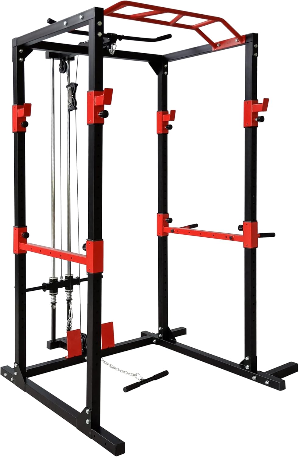 BodyTrain Heavy Duty Professional Adjustable Power Rack Weight Lifting ...