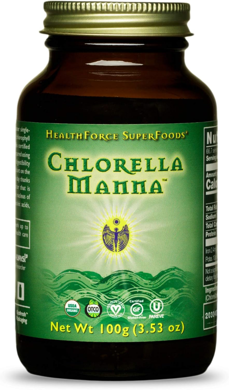 Amazon.com: HealthForce SuperFoods Chlorella Manna Powder - 100 Grams ...