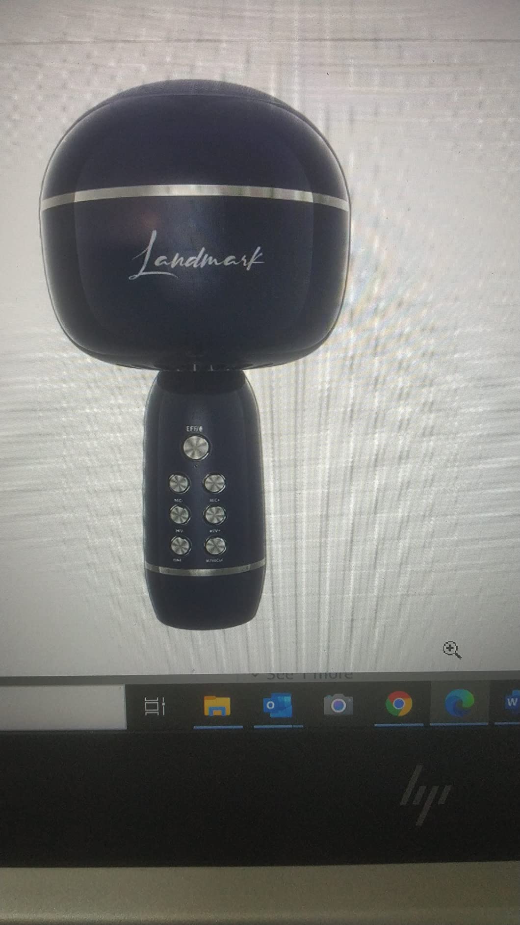 LANDMARK LM BT1087 Chorus Handheld Wireless Singing Mic Multi-Function ...
