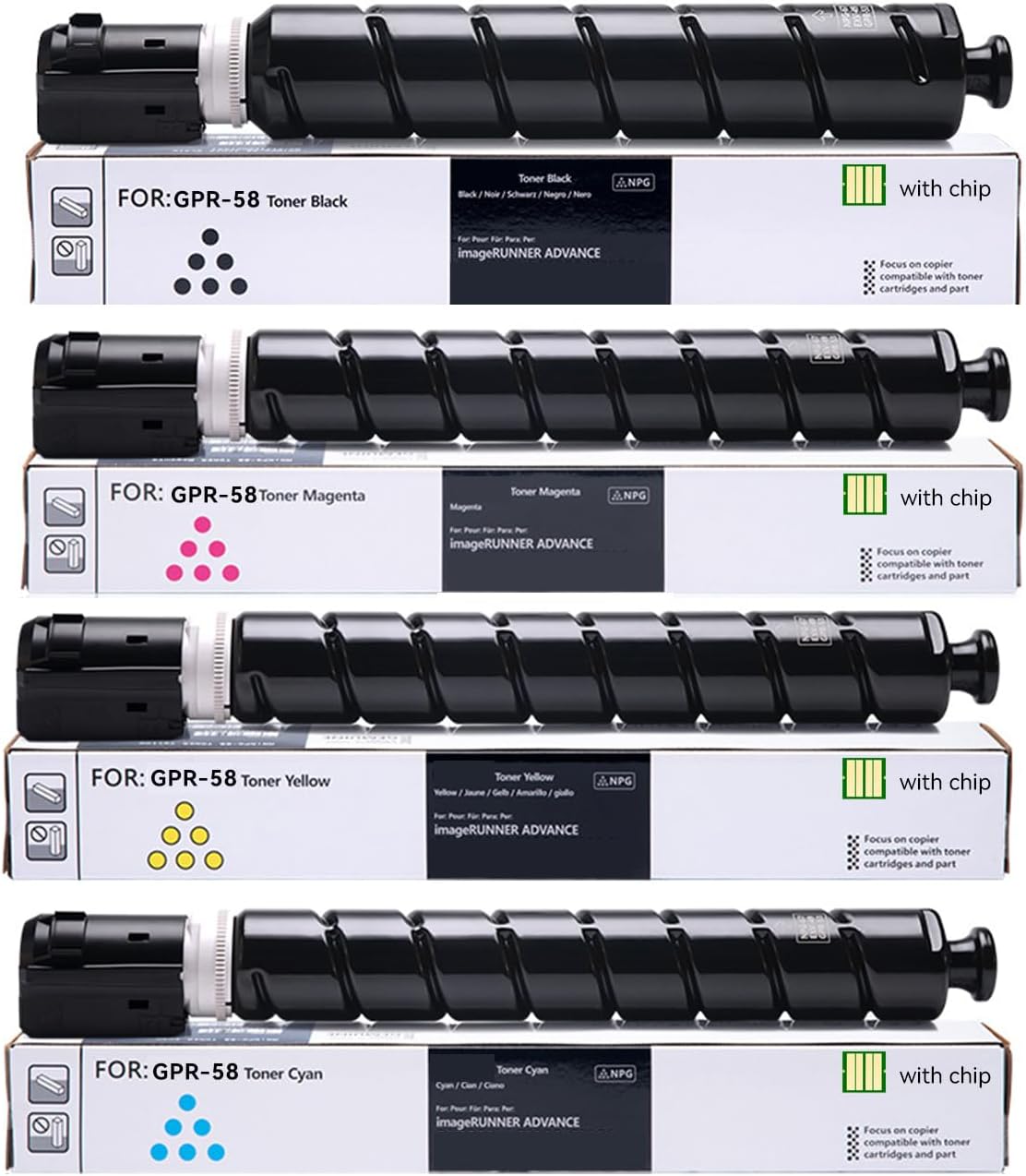 Amazon.com: GPR58 Toner Cartridge Compatible for Canon GPR-58 Toner for ...