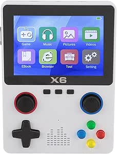 Pocket Portable Game Console, Retro Game Player with Dual 3D Rocker ...