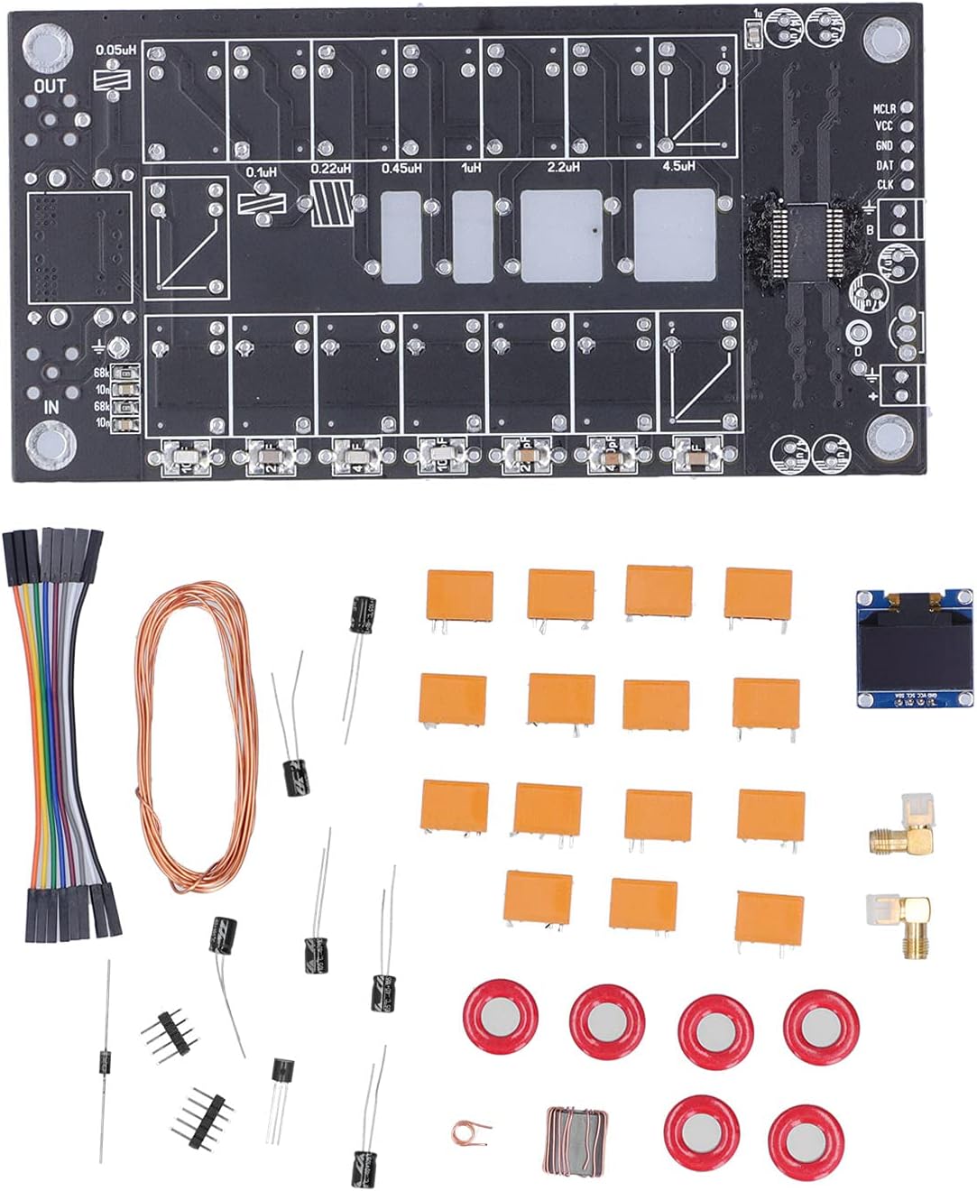 Amazon.com: ATU-100 Antenna Tuner DIY Kits 1.8mhz~50MHz OLED Screen ...