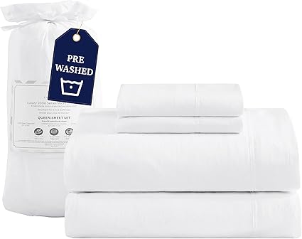 Amazon.com: Casa Platino Full Size Sheets, 100% Brushed Microfiber ...