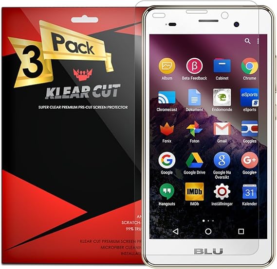 Amazon.com: BLU Dash X2 Screen Protector [6-Pack], Klear Cut High ...