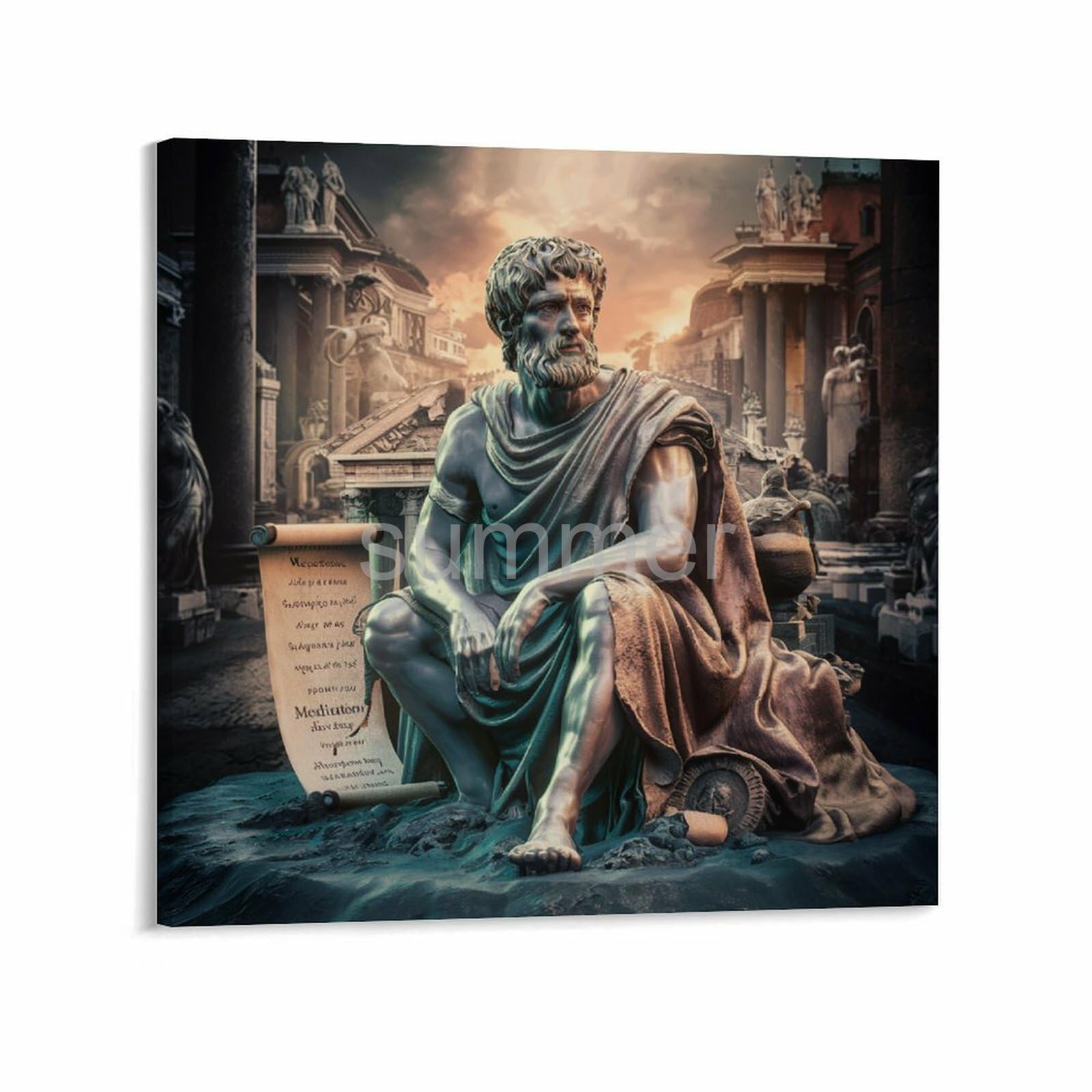 Marcus Aurelius Painting MARCUS AURELIUS :: Behance