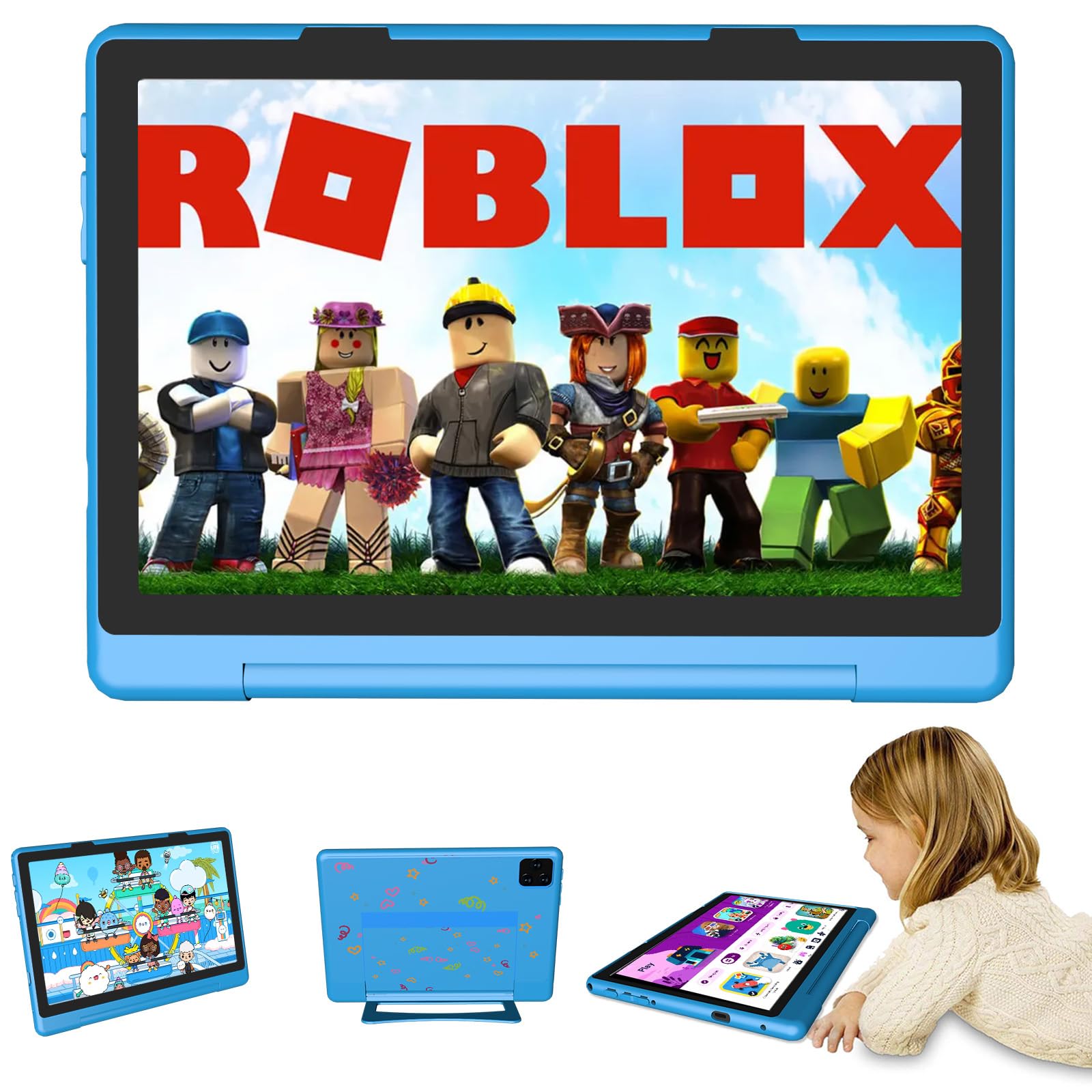 Snapklik.com : Kids Tablet, 10.1" FHD 1080P Android 13 Tablet For Kids ...