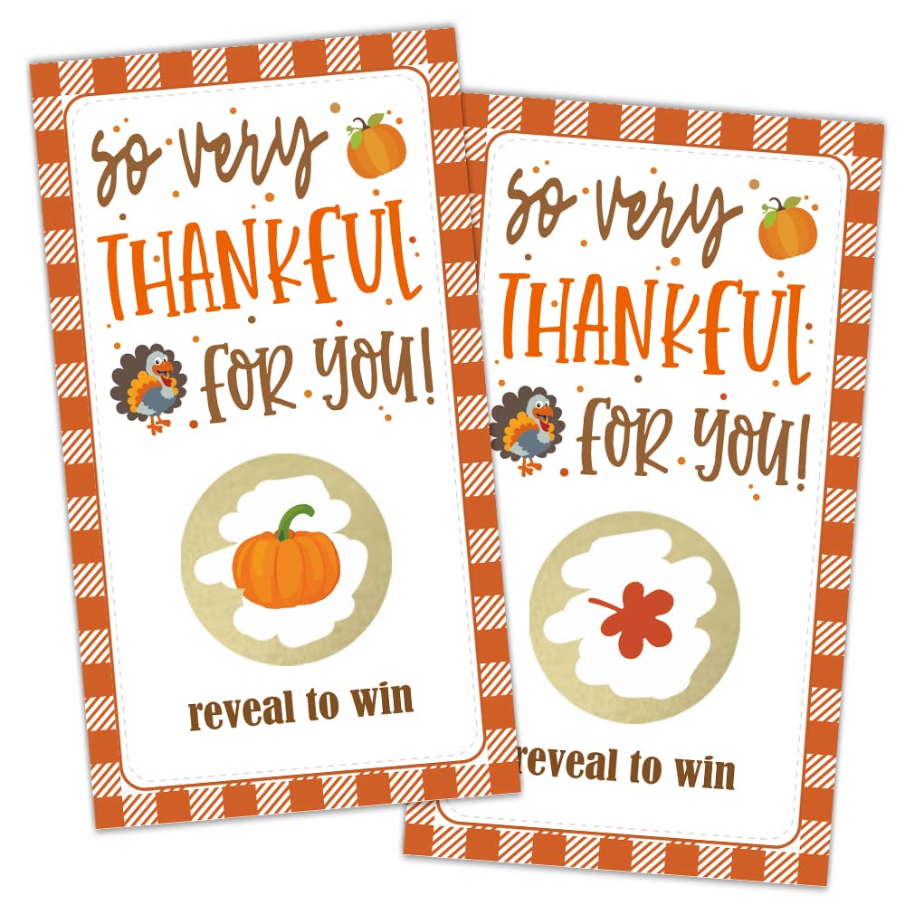 Amazon.com : REWIDPARTY Fall Party Scratch Off Game Cards（32 PCS ...