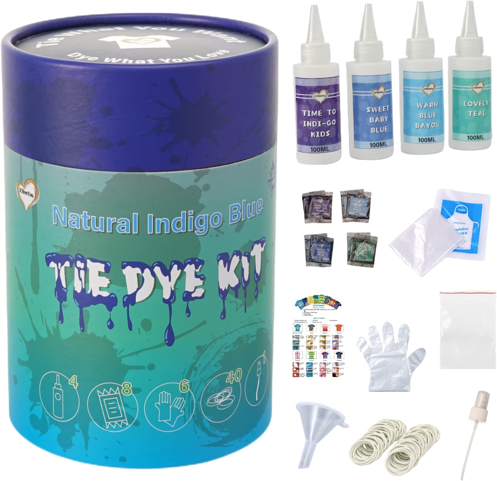 Amazon.com: Indigo & Shibori Natural Dye Kit