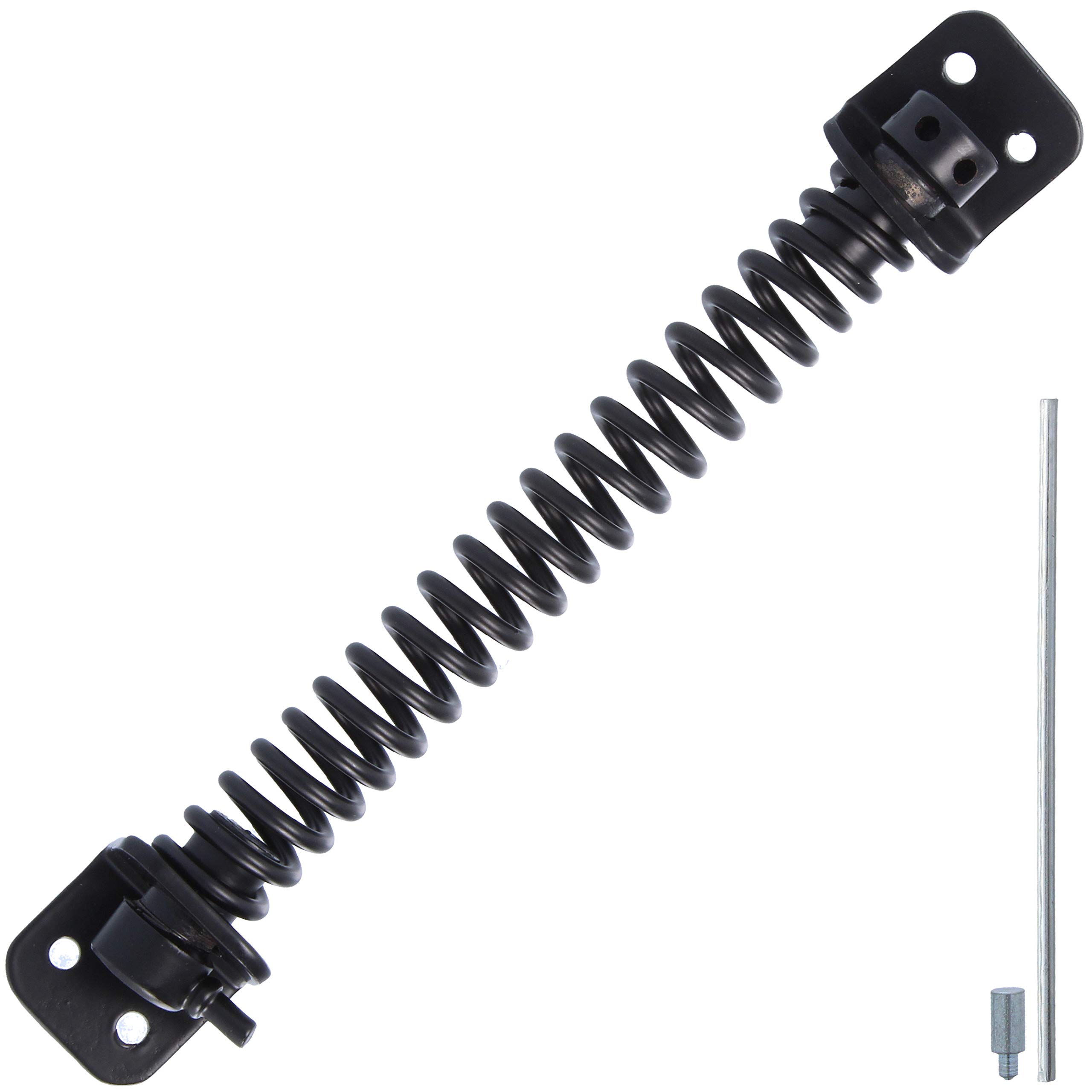 8" (200mm) Black Automatic Closing Garden Gate Spring Closer Swing ...