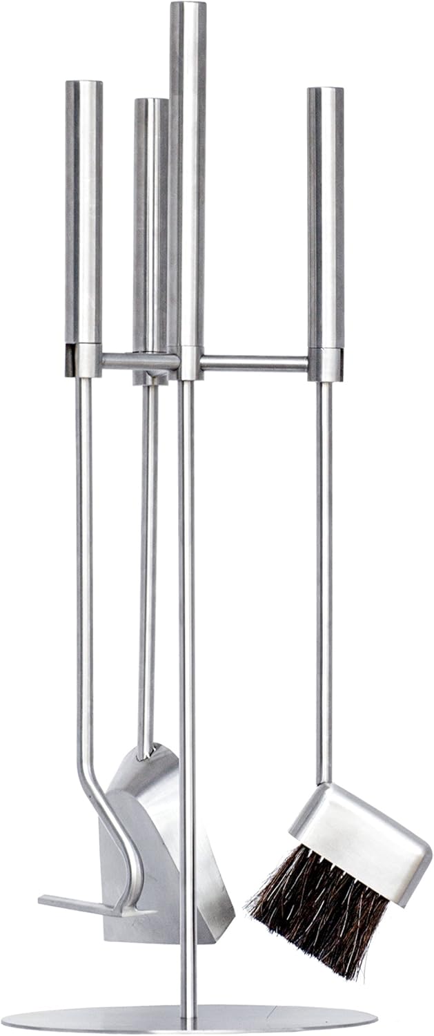 Amazon.com: Hansa Premium Fireplace Tools Set (3 Parts) Round Hanger ...