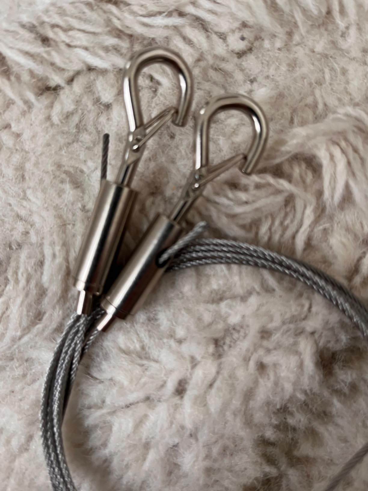 Grevosea Adjustable Picture Hanging Wire, 2m x1.5mm Stainless Steel ...