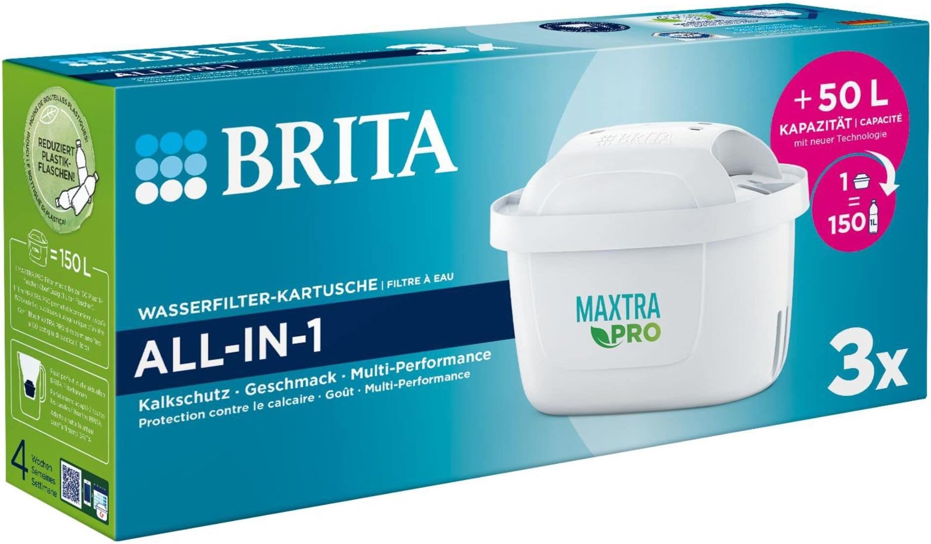 BRITA MAXTRA PRO Limescale Expert Water Filter Cartridge 6 Pack ...