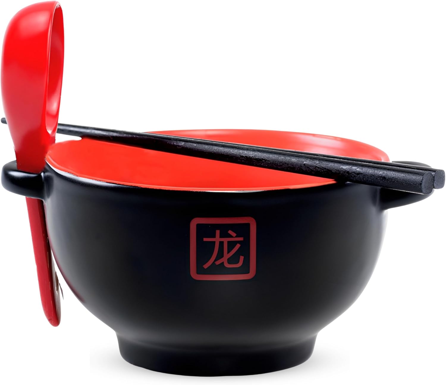 Amazon.com: Large Ramen Bowls with Chopsticks and Spoons - Japanese ...