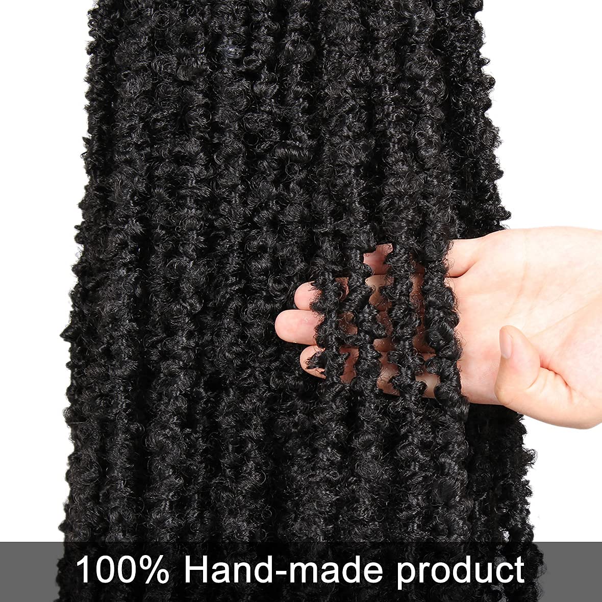 Buy ZRQ 30 Inch Distressed Faux Locs Long Butterfly Locs Crochet Braids ...