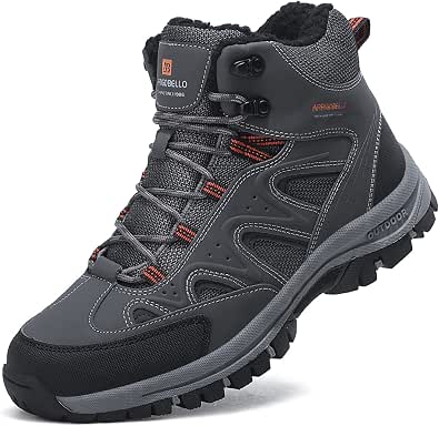 Amazon.com | ARRIGO BELLO Boots for Men Snow Boots Winter Outdoor ...