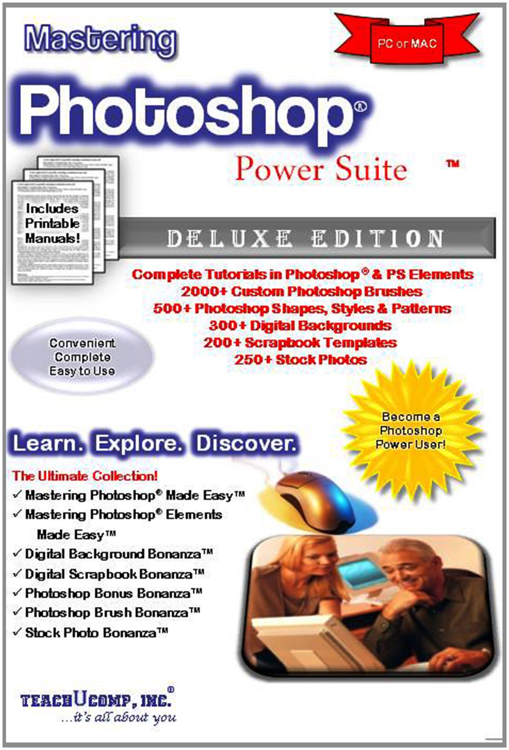 Mastering Photoshop & Elements Power Suite Video Training Tutorials v. CS6 (PS) & 10.0 (PSE ...