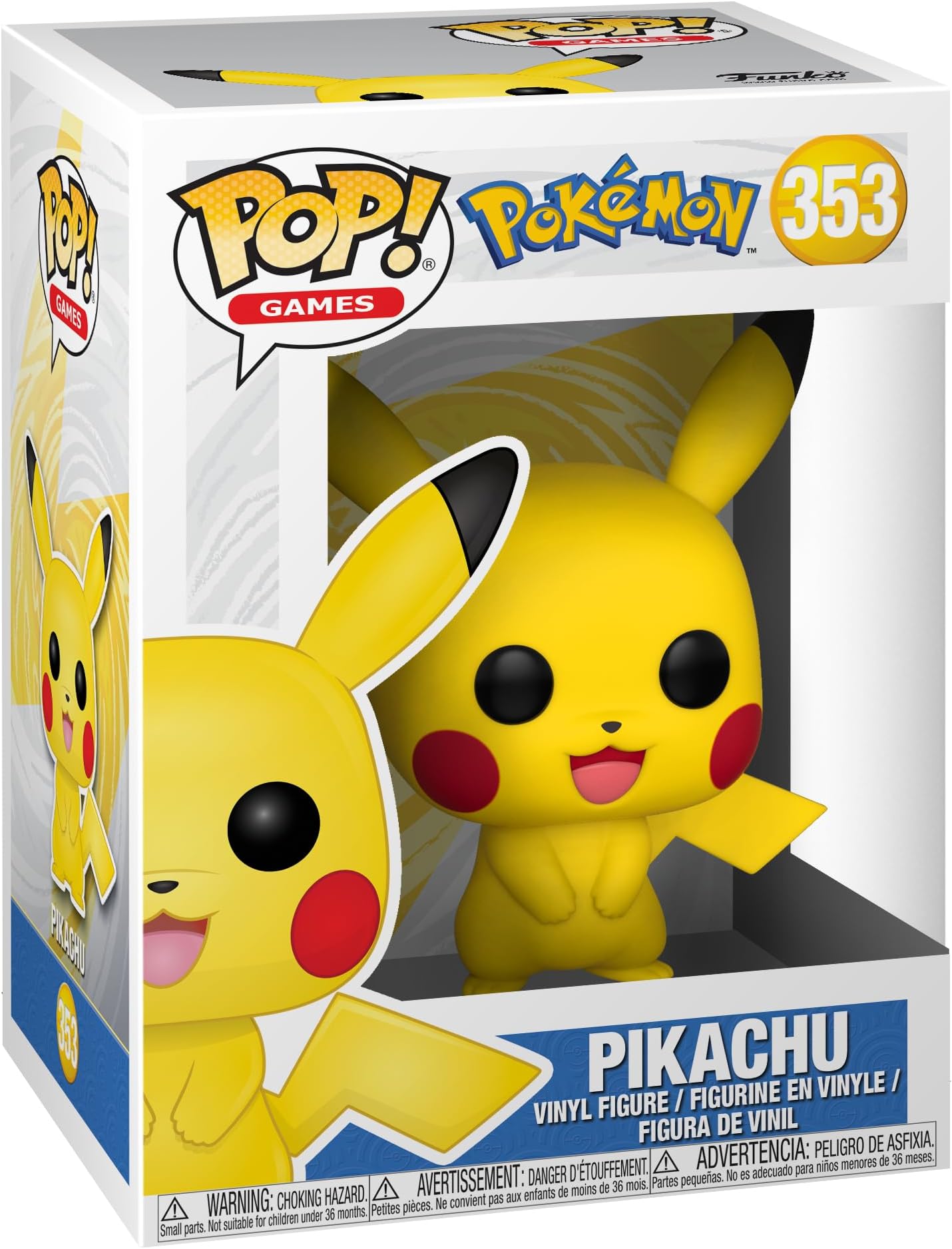 Amazon.com: Funko 31528 Pop Games: Pokemon S1- Pikachu : Funko: CDs & Vinyl