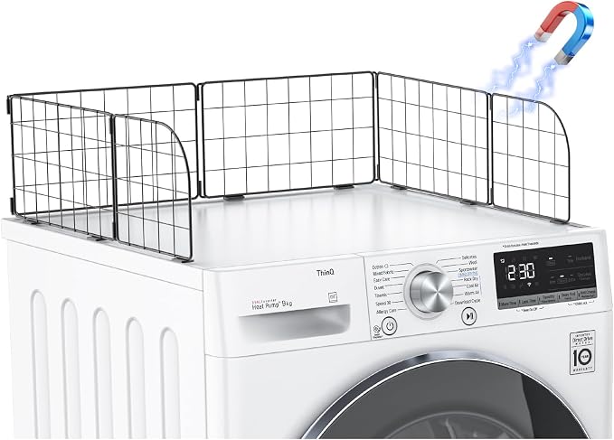 Amazon.com: PrimZooty Magnetic Laundry Guard 24" - Metal Laundry Guards ...