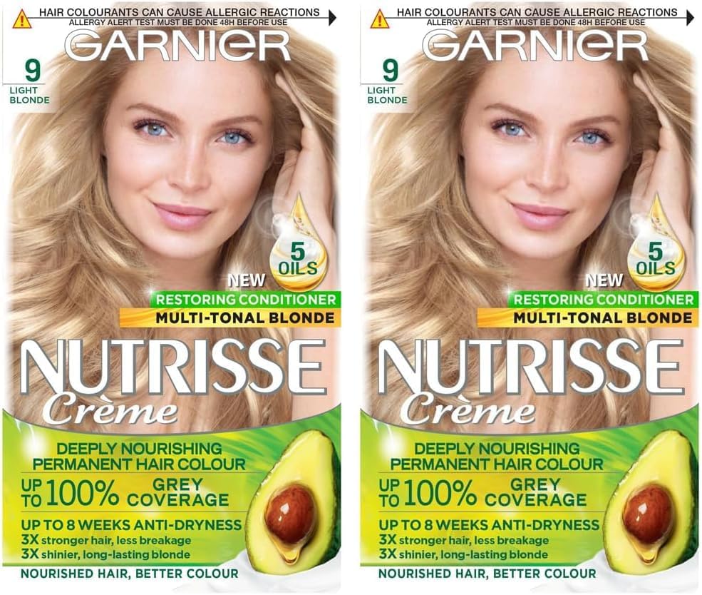 Garnier Nutrisse Permanent Hair Dye, Natural-looking, hair colour ...