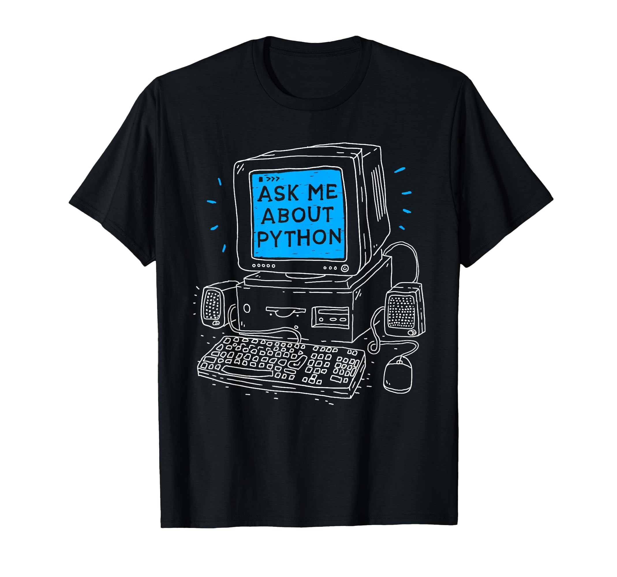 Snapklik.com : Ask Me About Python - Python Programming Shirt & Coding Gift T-Shirt