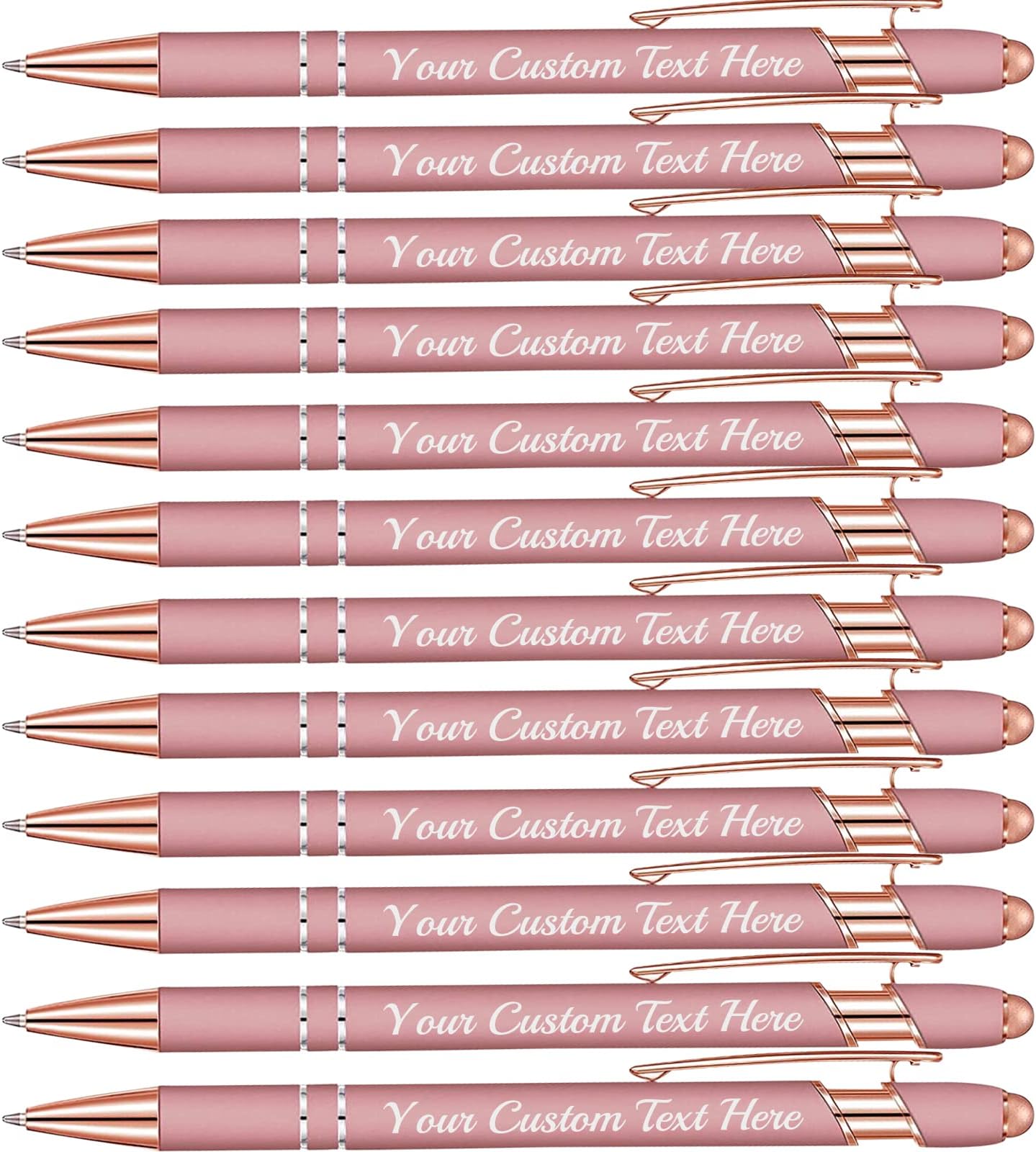 Amazon.com : LMJUEJIN Personalized Pens with Name or Logo - Black Ink ...