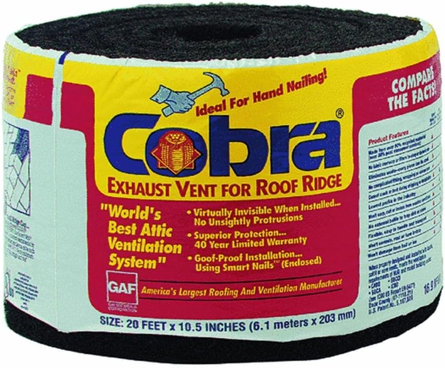 Amazon.com: Gaf Materials DB113468# Cobra Ridge Vent : Tools & Home ...