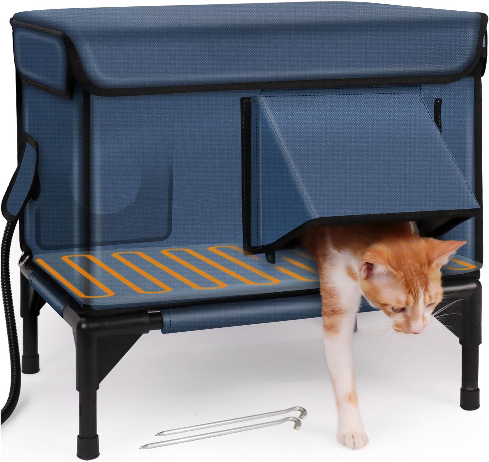 Amazon.com : Indestructible Cat House for Outdoor Cats in Winter ...