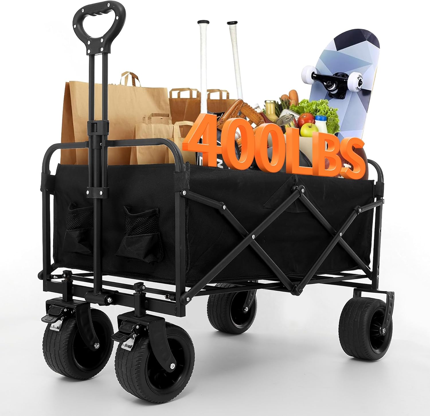 sagetta Wagons Carts Foldable Beach Carts with Wide Australia | Ubuy